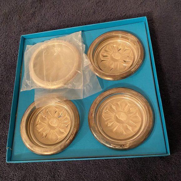 Birks | Other | Birks Coaster Ashtray Box Set Of 4 Made In Italy | Poshmark